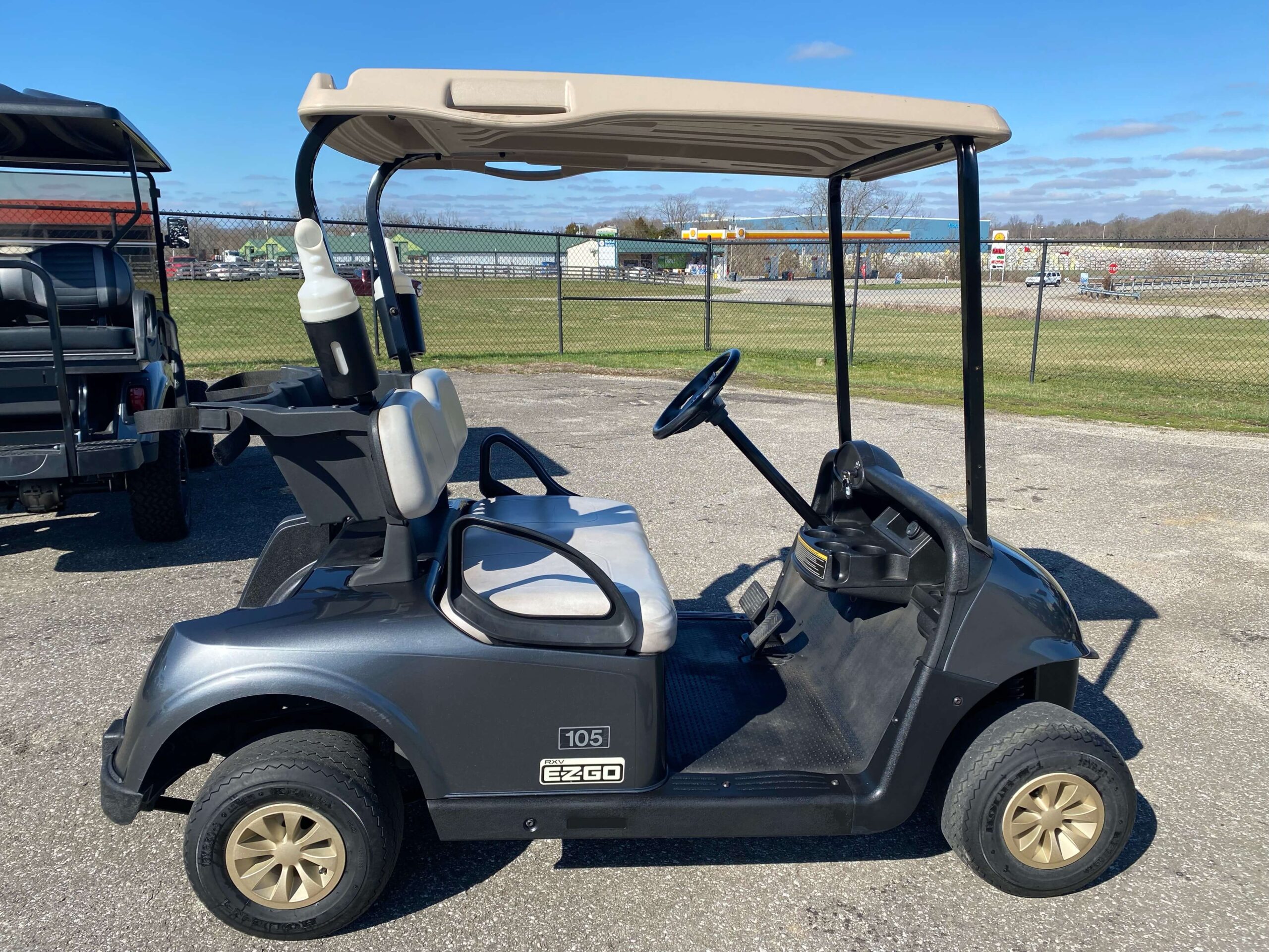 2017 E-Z GO RXV ELiTE Lithium 2P | Grey - SS Carts